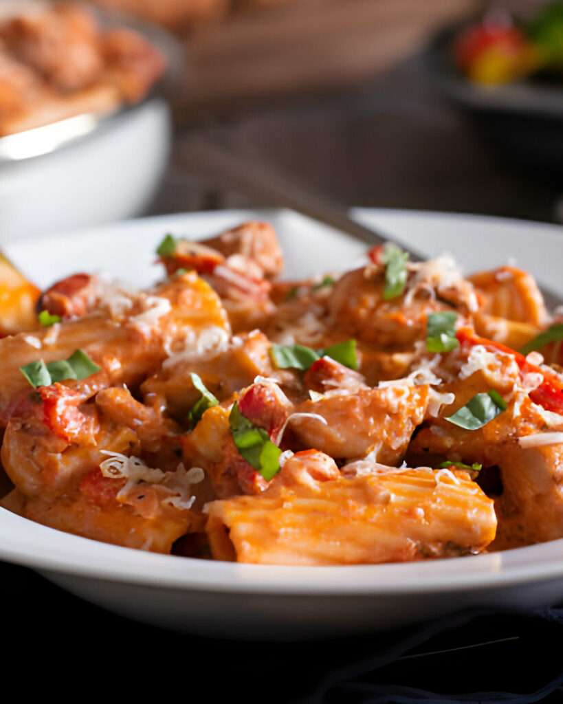 Rigatoni con Pollo y Especias – Pastas Allegri